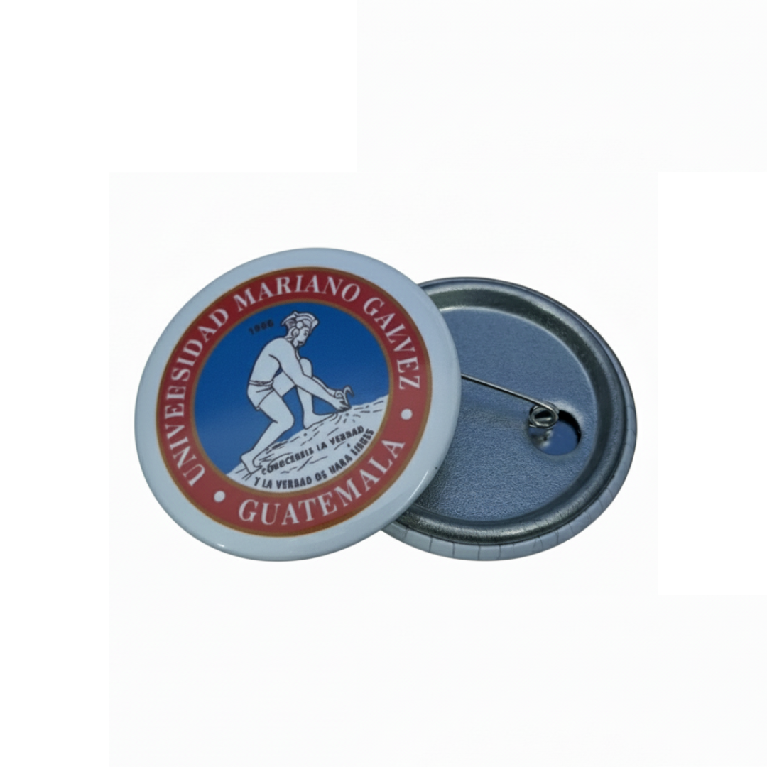 BOTÓN METÁLICO MINI - C/LOGO 37MM - Tienda UMG